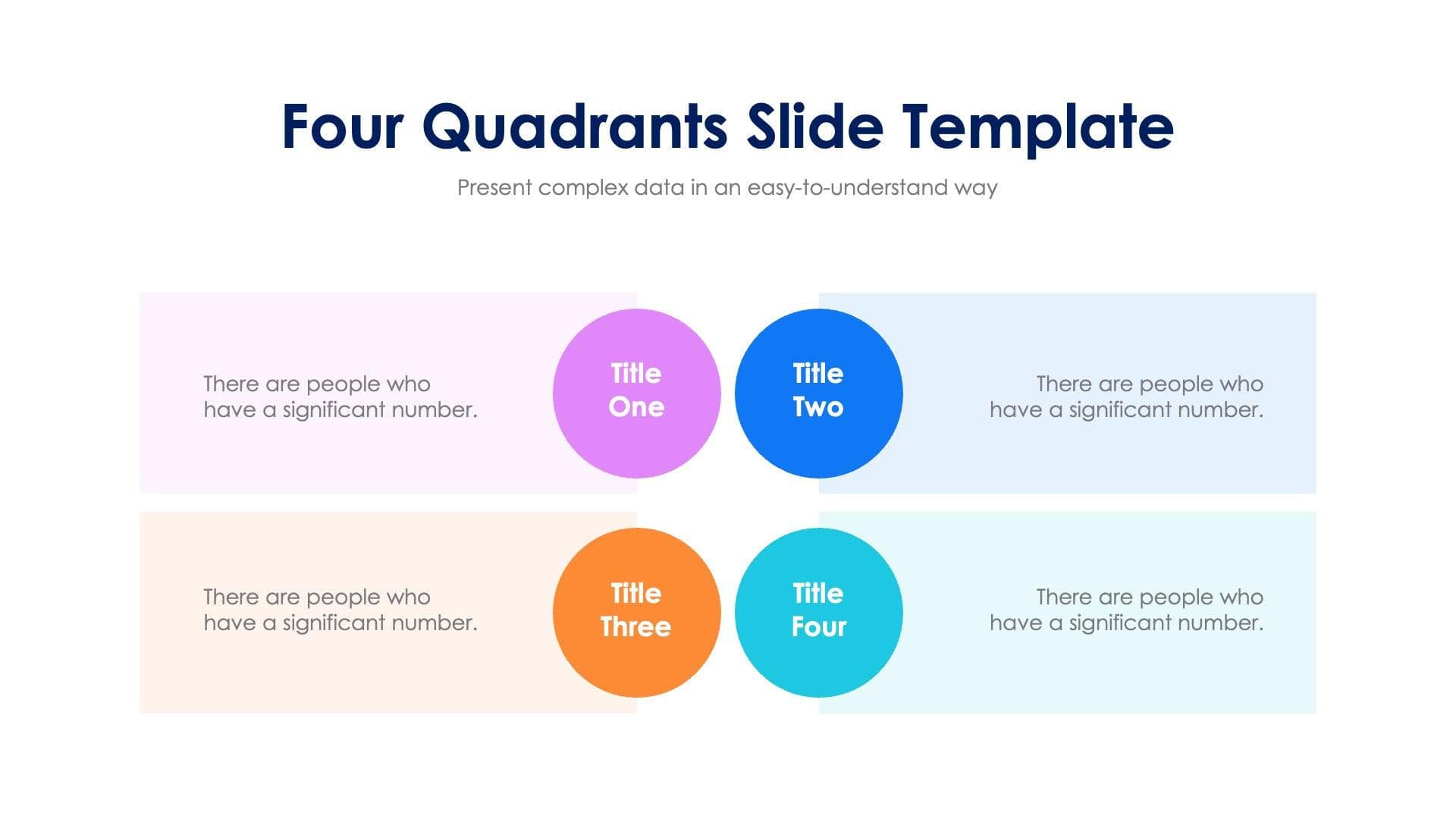 Four Quadrants Slide Infographic Template S09042304 | Infografolio