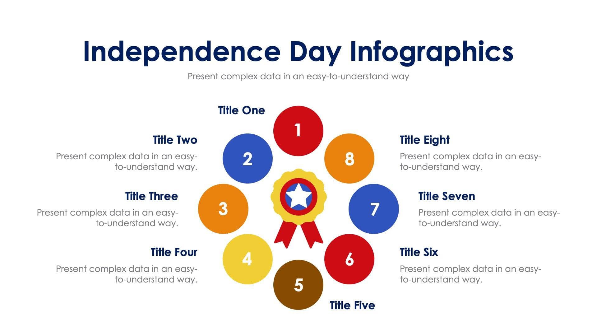 Independence Day Slide Infographic Template S12192305 | Infografolio