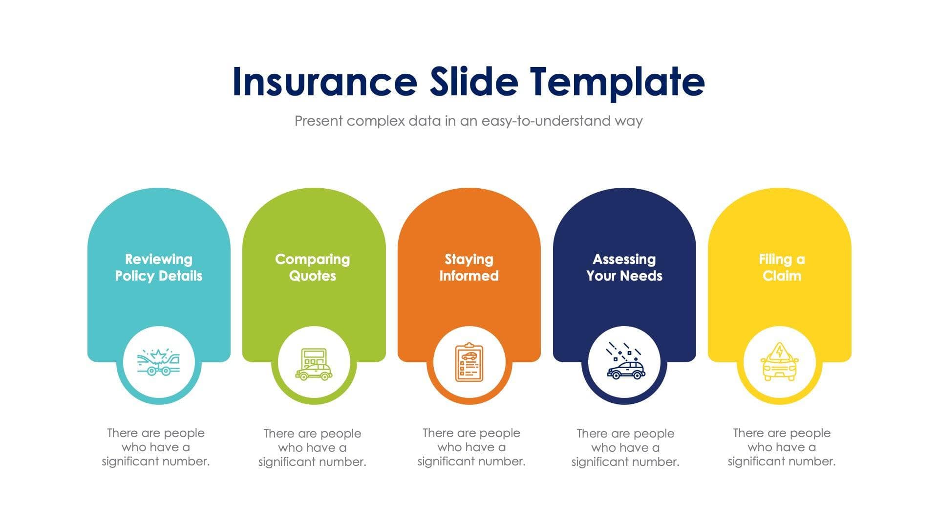 Insurance Slide Infographic Template S09042305 | Infografolio