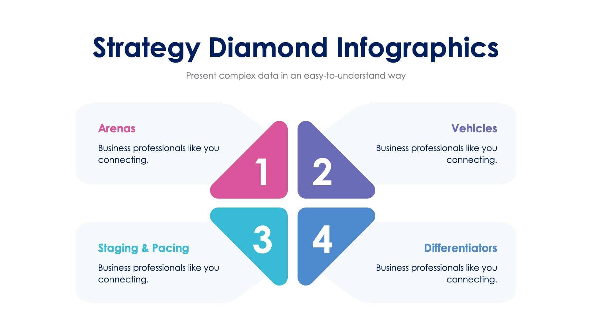 Strategy Diamond Slide Infographic Template S12202305 | Infografolio
