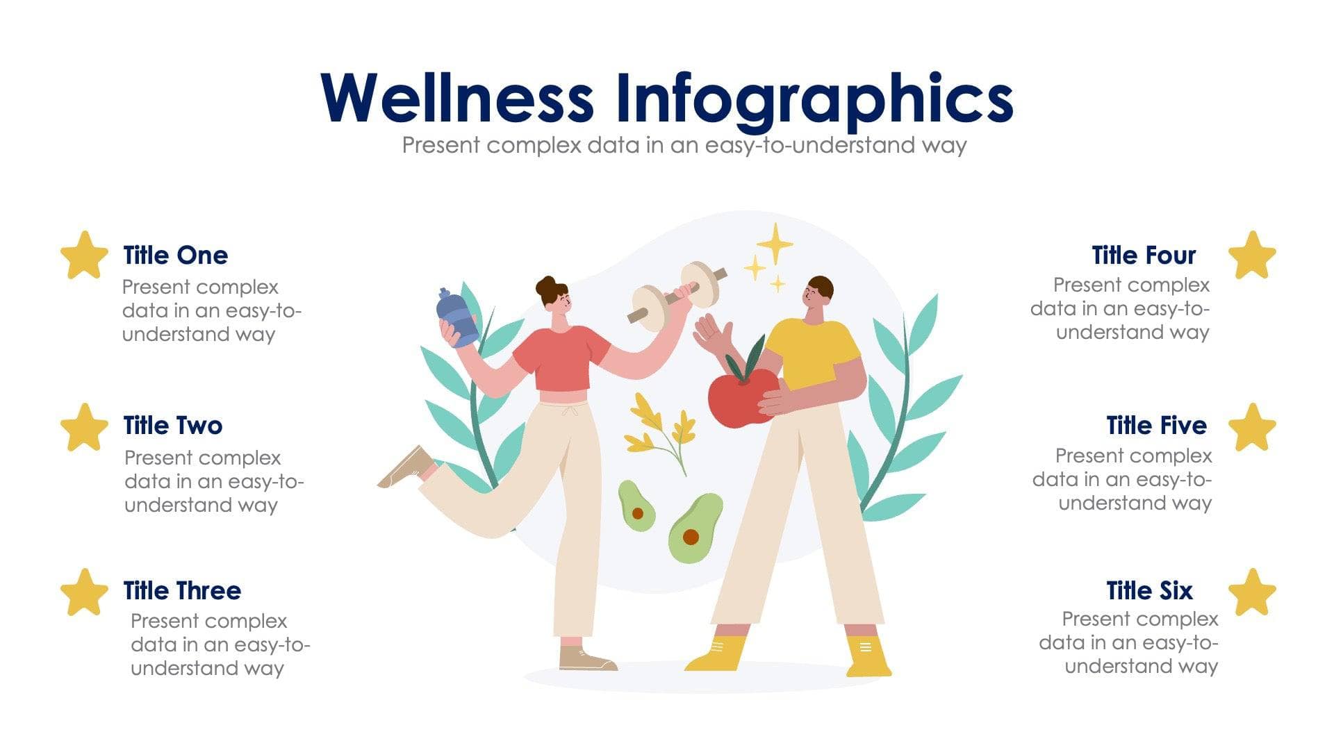 Wellness Slide Infographic Template S02062311 | Infografolio