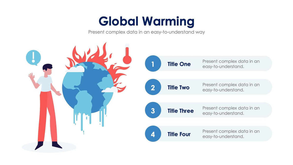 Global Warming Slide Infographic Template S02012301 – Infografolio