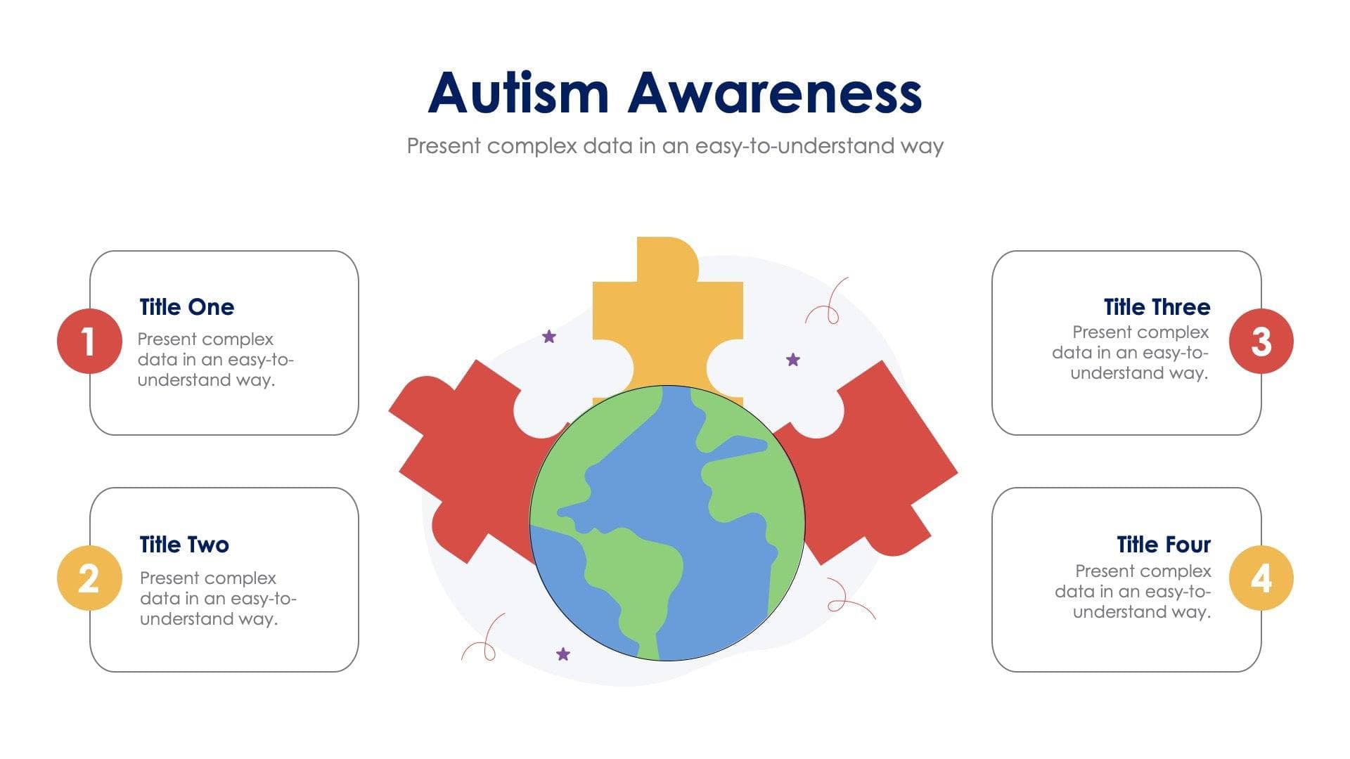 Autism Awareness Slide Infographic Template S07112209 | Infografolio