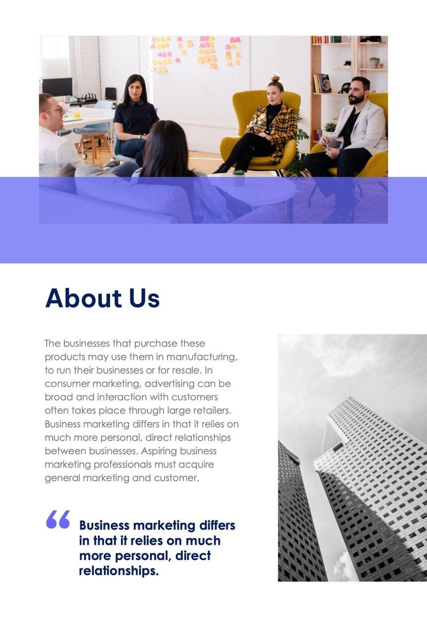 Iris Business Proposal Template – Infografolio