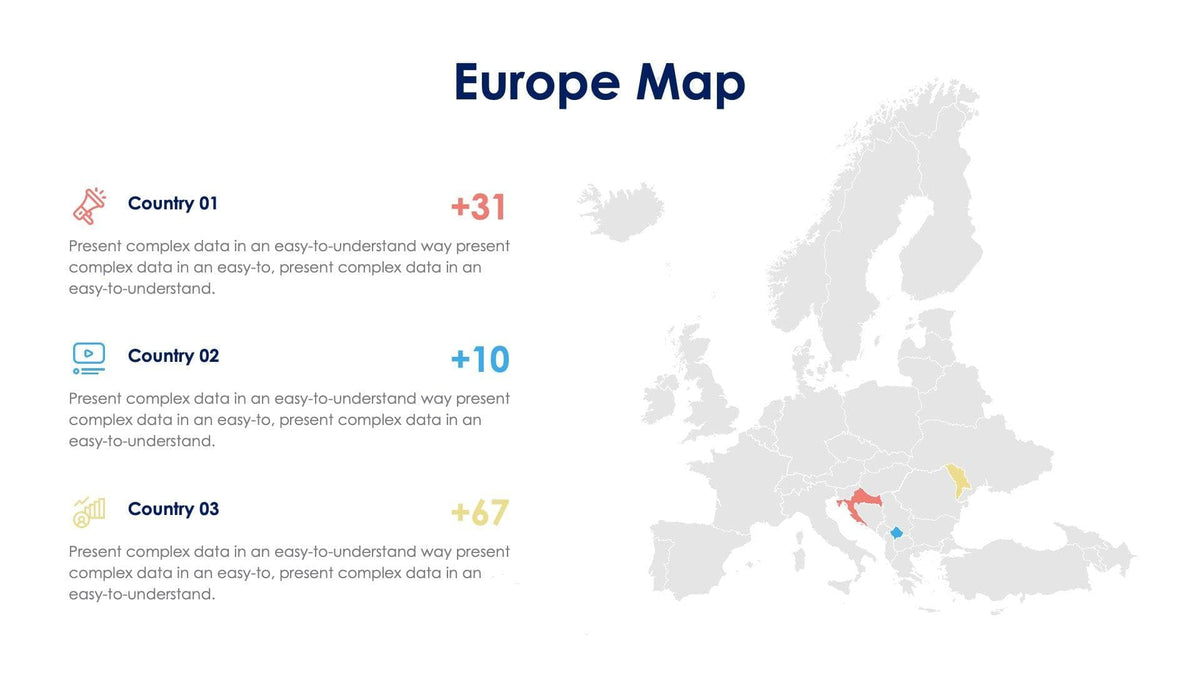Europe Map Infographic Slide Template S11032217 – Infografolio