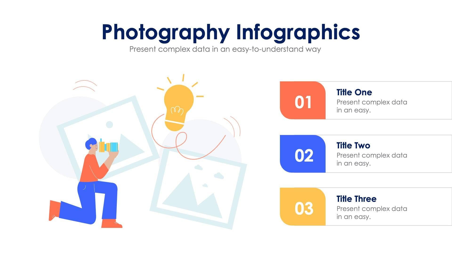 Photography Slide Infographic Template S02012303 | Infografolio