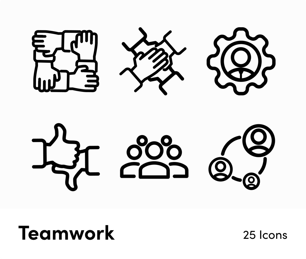 Teamwork Icon Vector