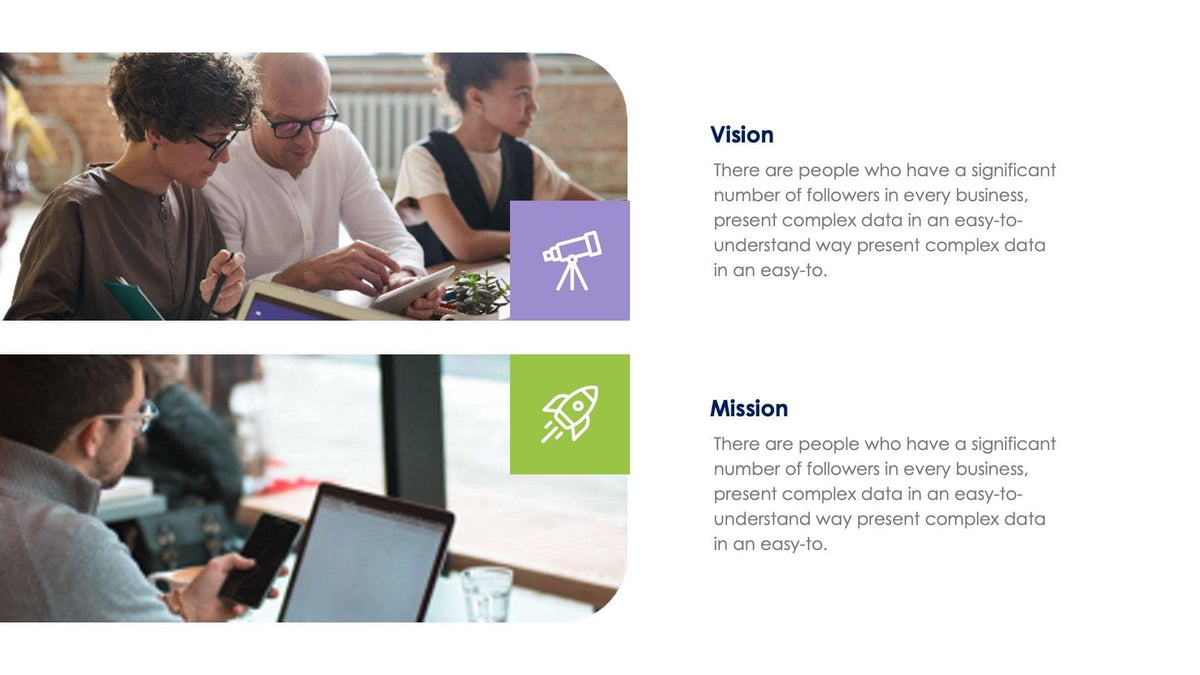 Mission and Vision Slide Template S11042207 – Infografolio