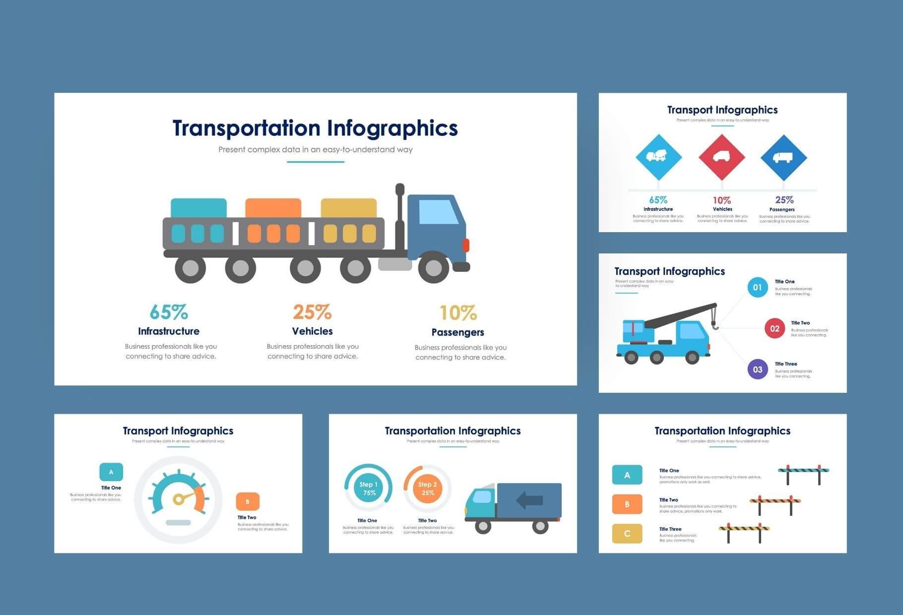 20+ Best Free Transportation PowerPoint Infographic Templates ...