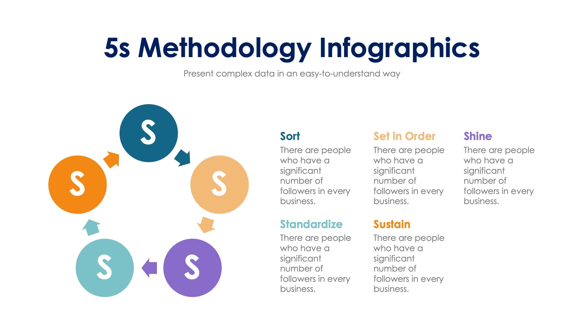 5S Methodology Slide Infographic Template S02192402 | Infografolio