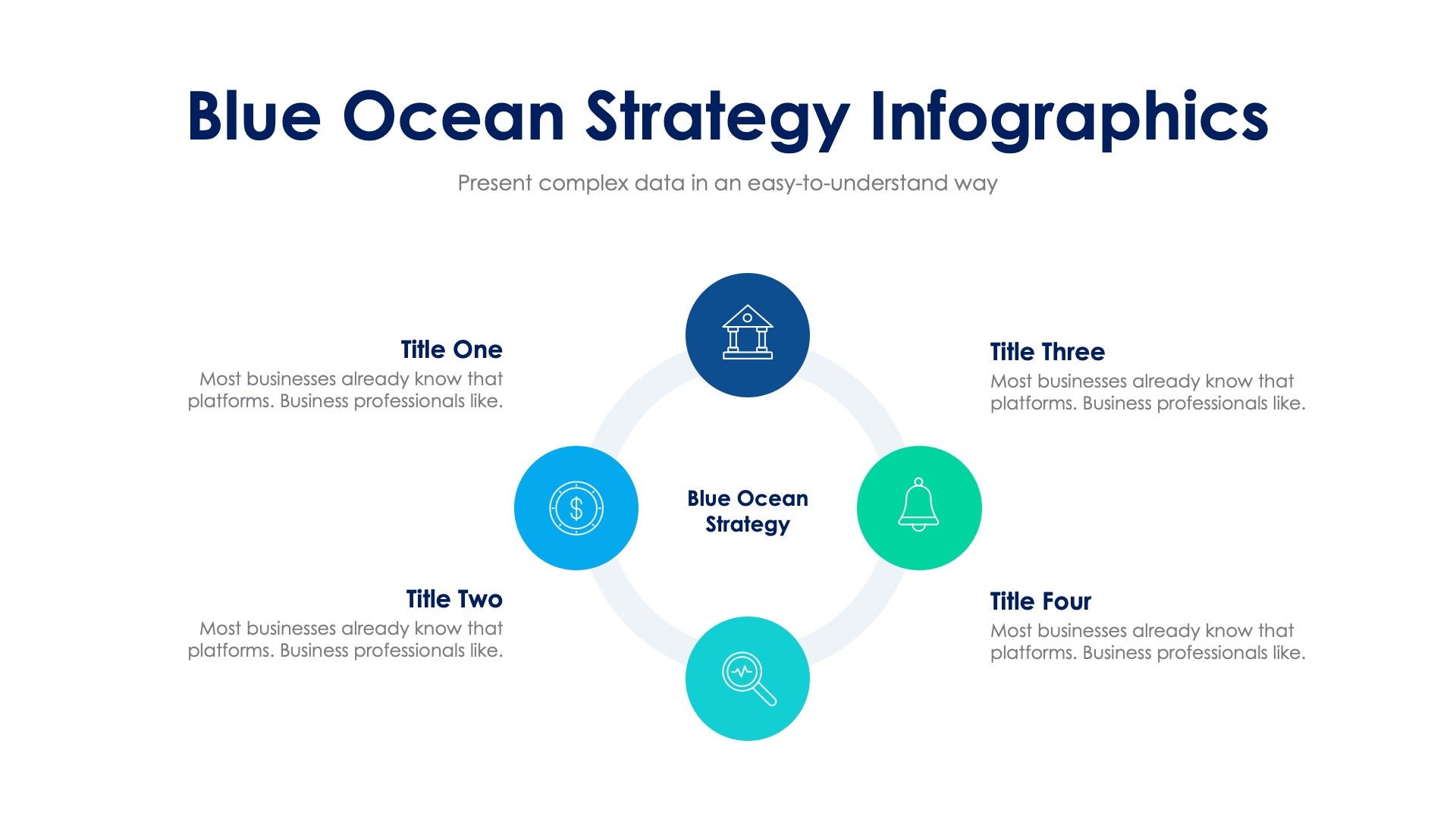Blue Ocean Strategy Slide Infographic Template S02202402 | Infografolio