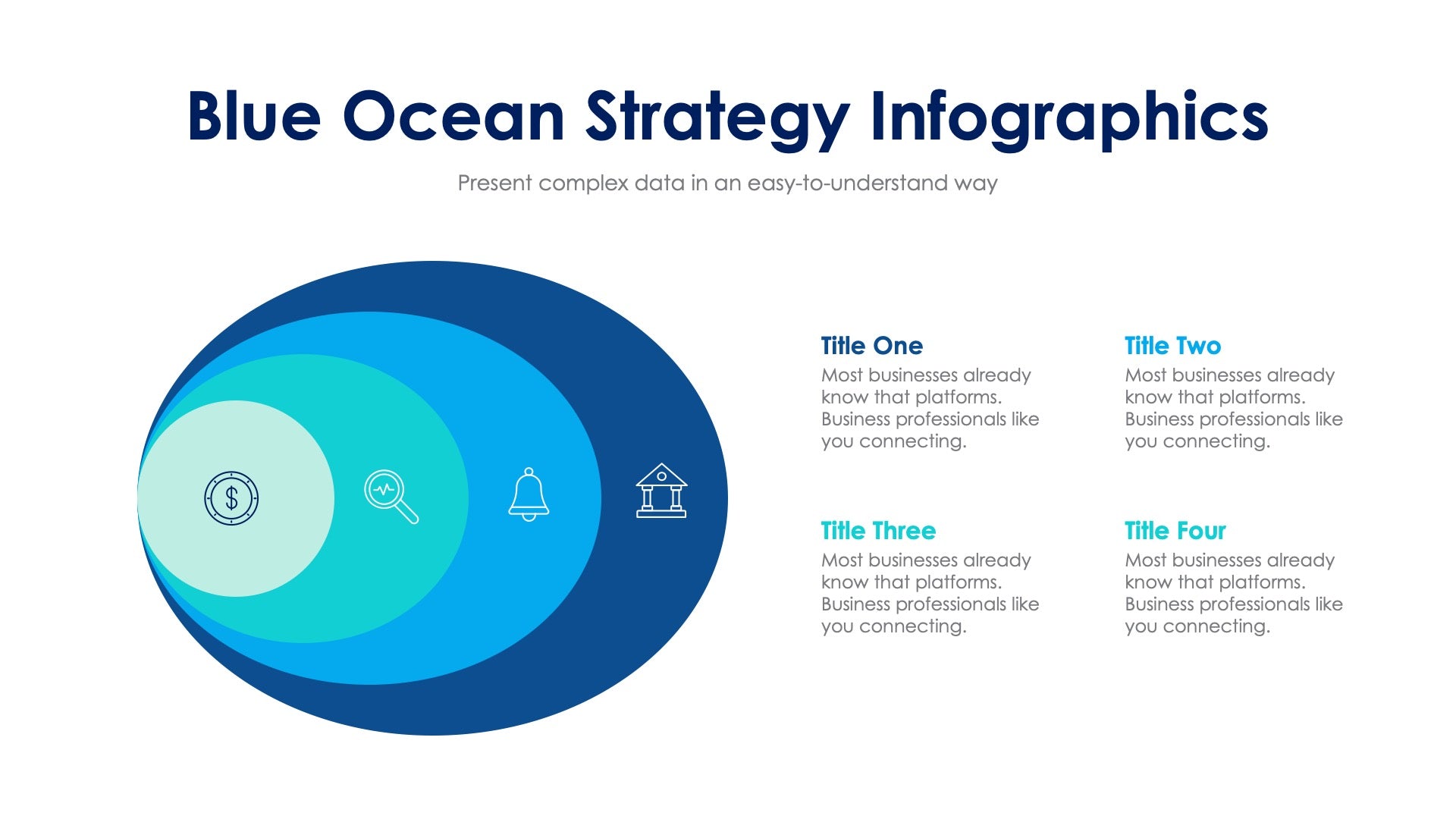 Blue Ocean Strategy Slide Infographic Template S02202403 | Infografolio