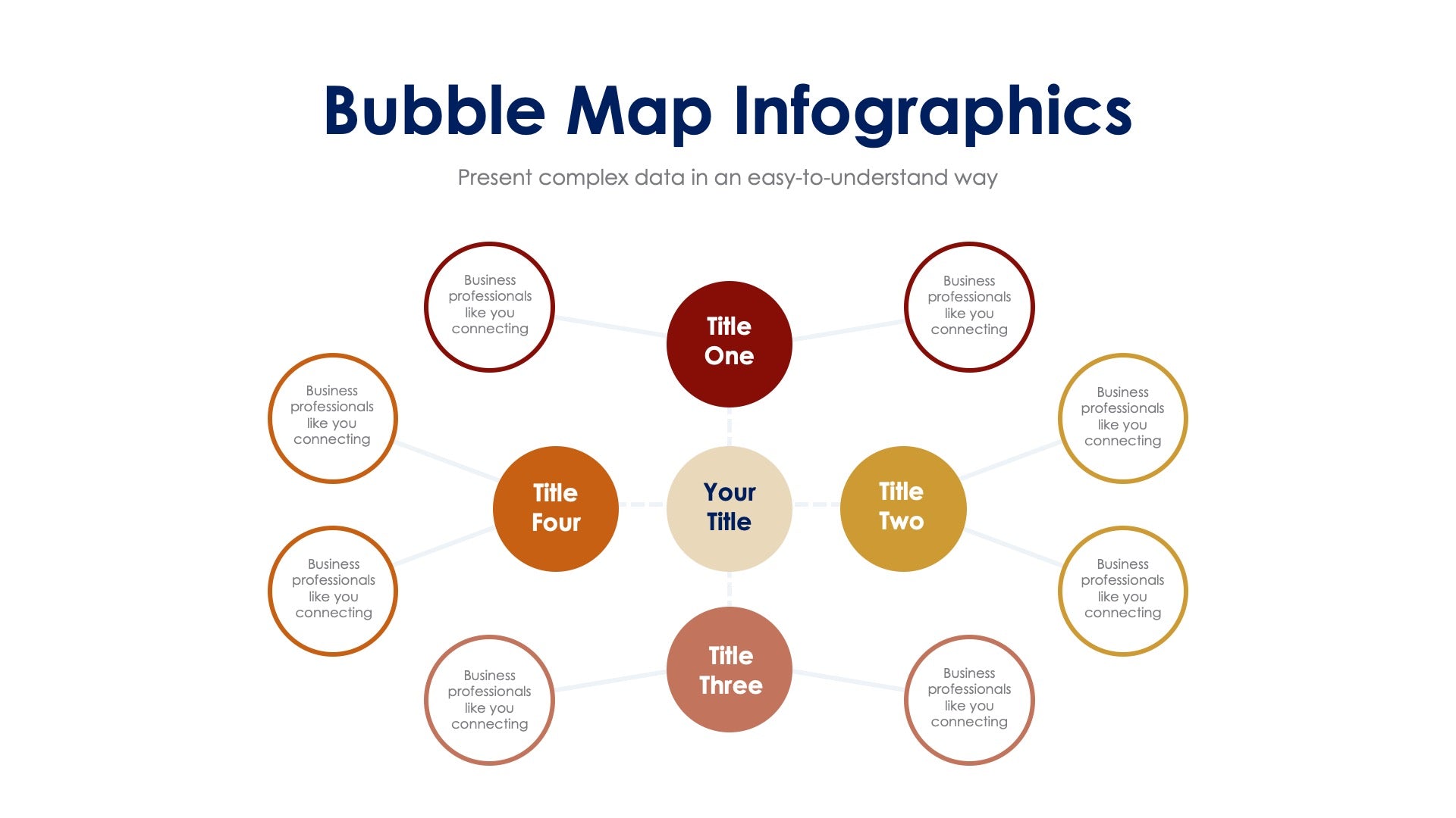 Bubble Map Slide Infographic Template S02202402 | Infografolio