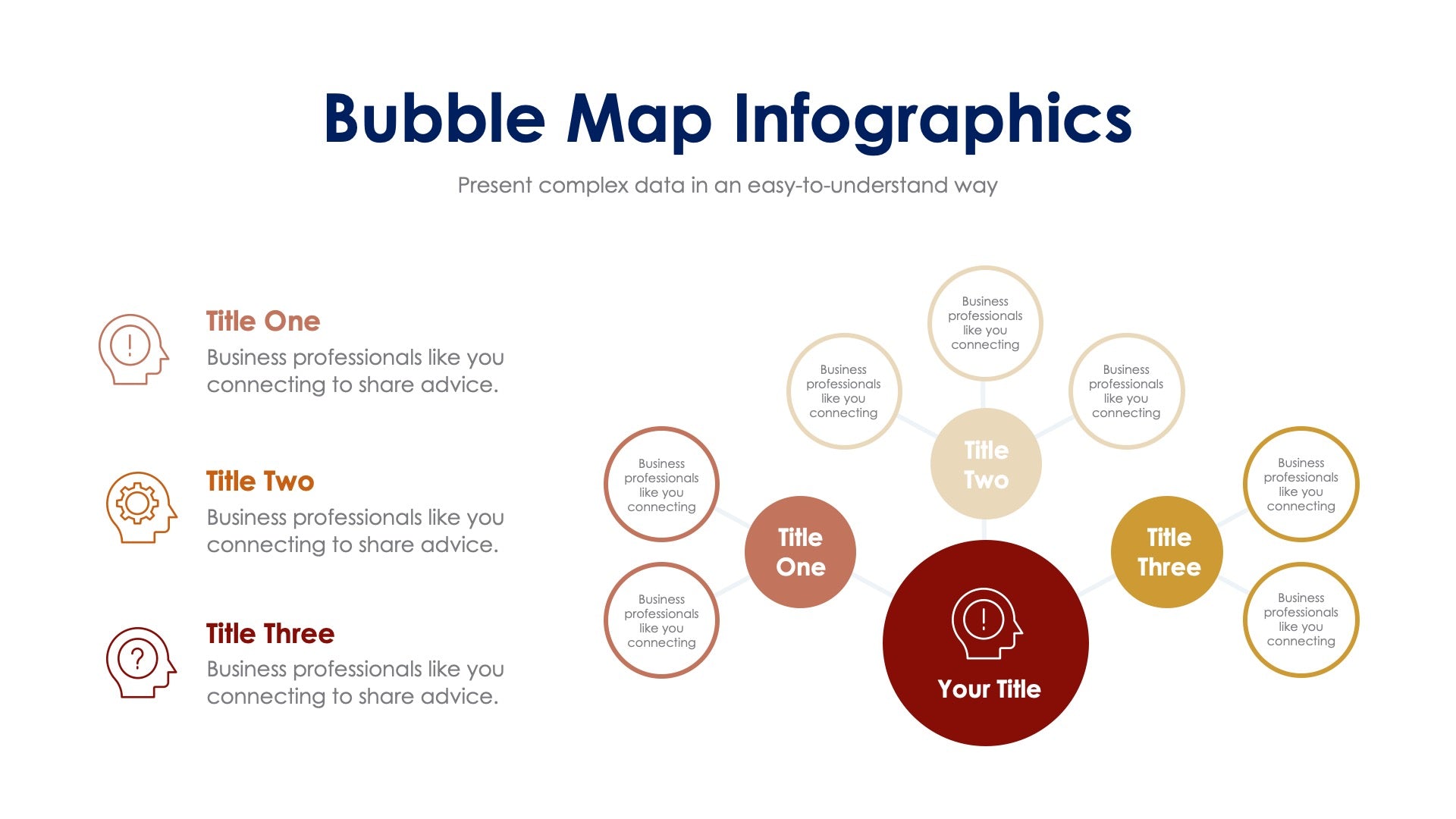 Bubble Map Slide Infographic Template S02202404 | Infografolio
