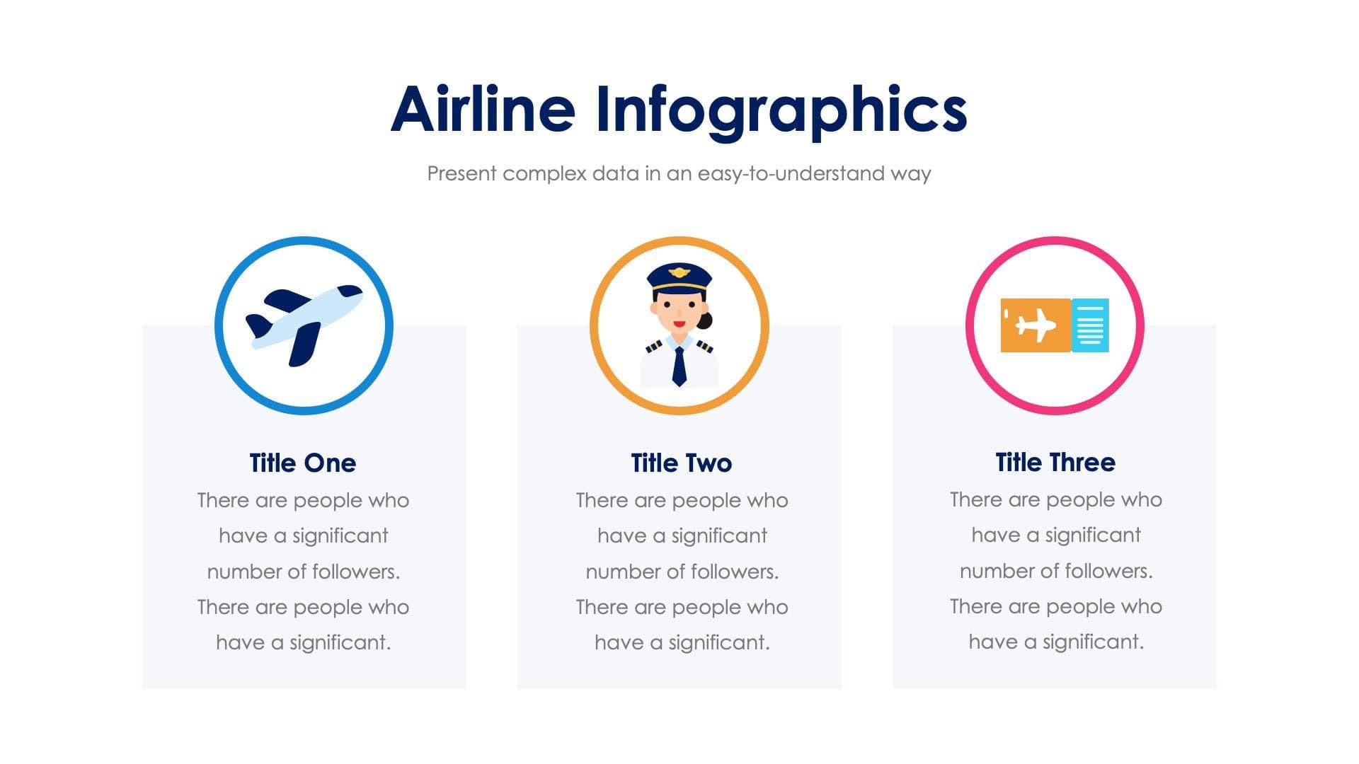 Airline Slide Infographic Template S12192304 | Infografolio