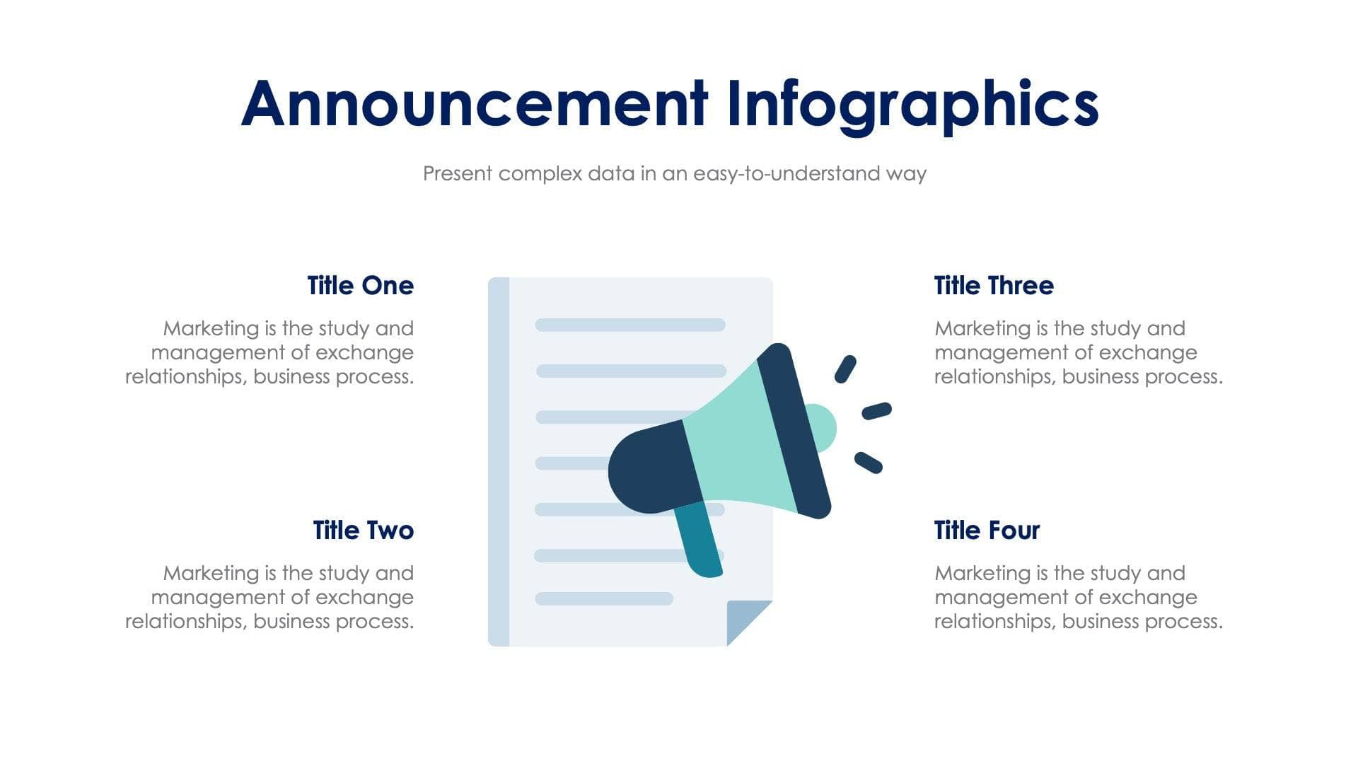 Announcement Slide Infographic Template S12192303 | Infografolio