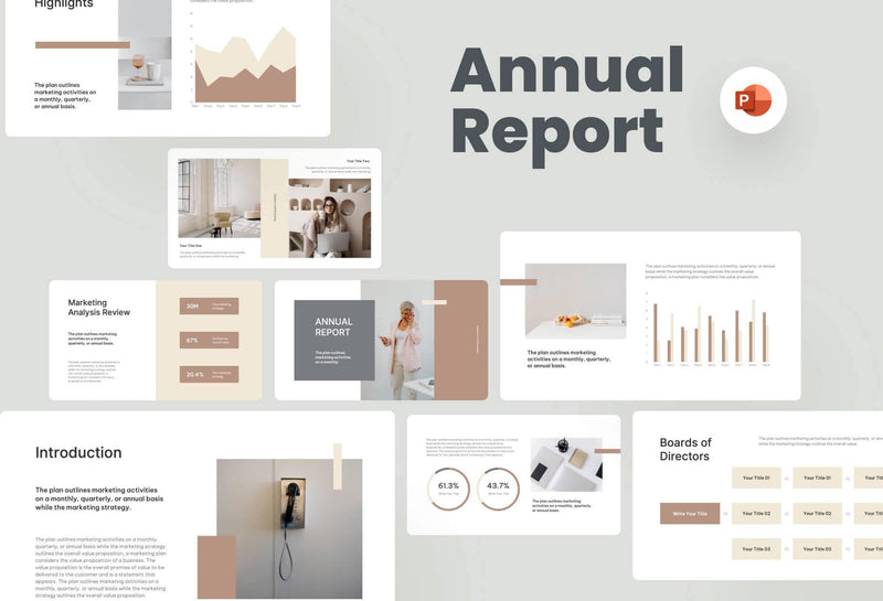 Annual Report Deck | Infografolio