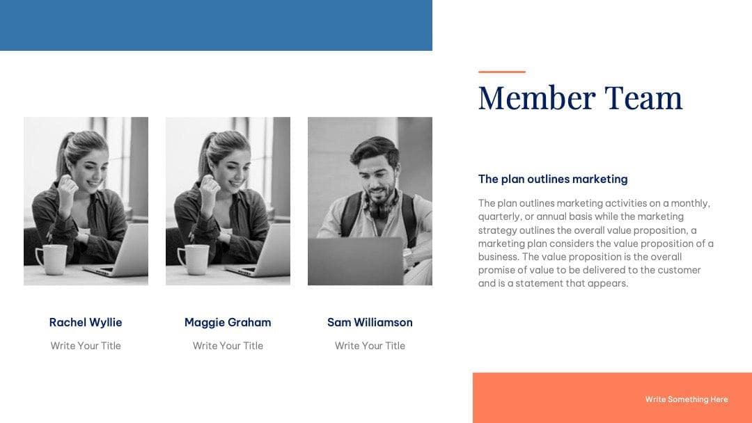 Vermilion Blue Professional and Modern Presentation Annual Report Temp ...