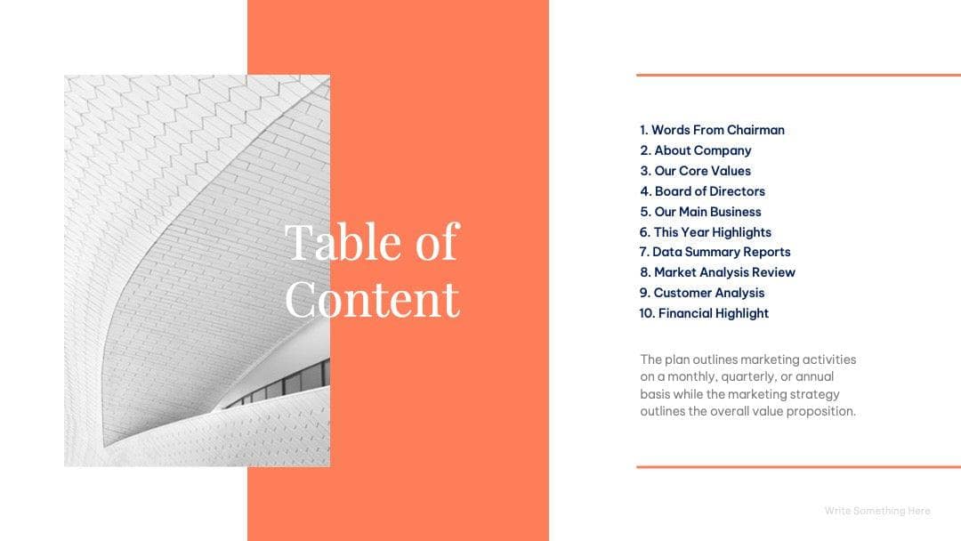 Vermilion Blue Professional and Modern Presentation Annual Report Temp ...