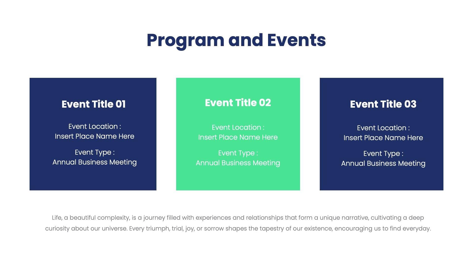 Blue Neon Green Simple and Professional Presentation Annual Report Tem ...