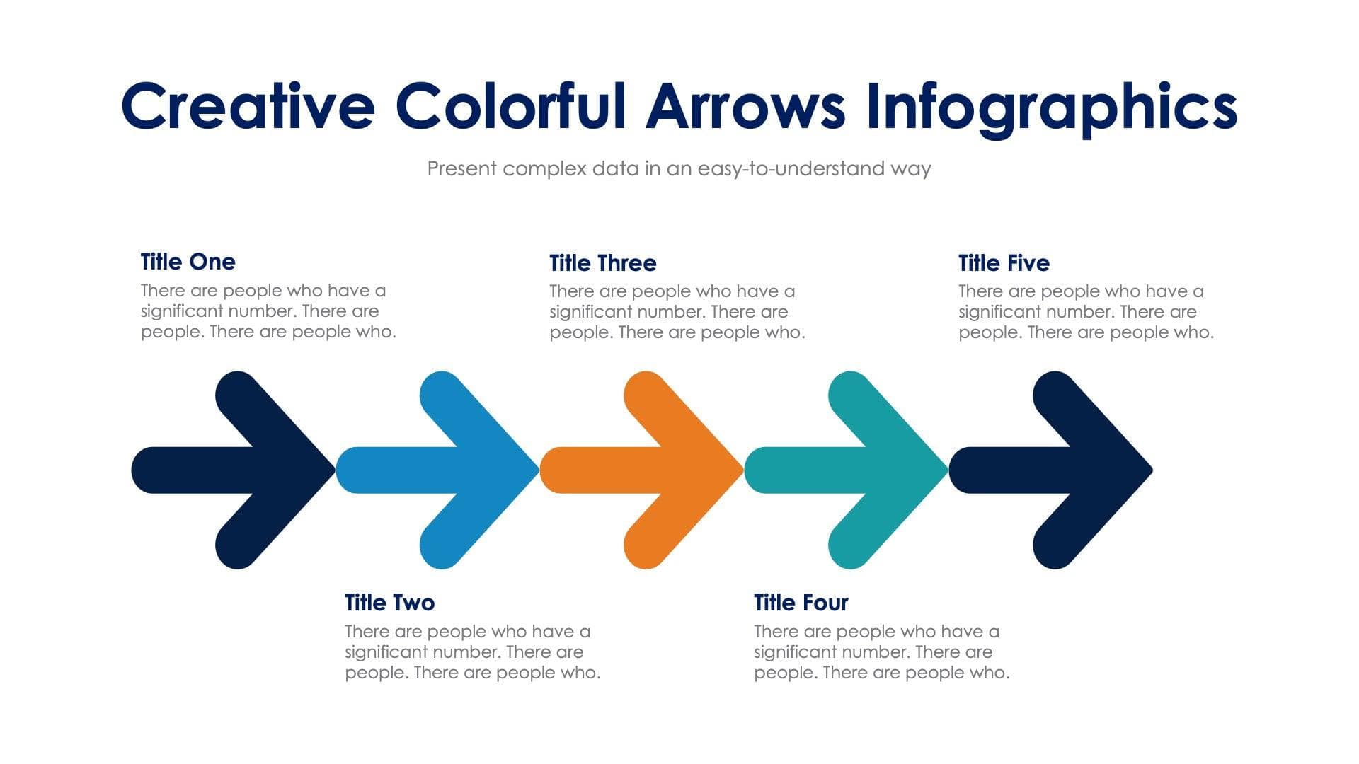 Creative Colorful Arrows Slide Infographic Template S02202402 ...