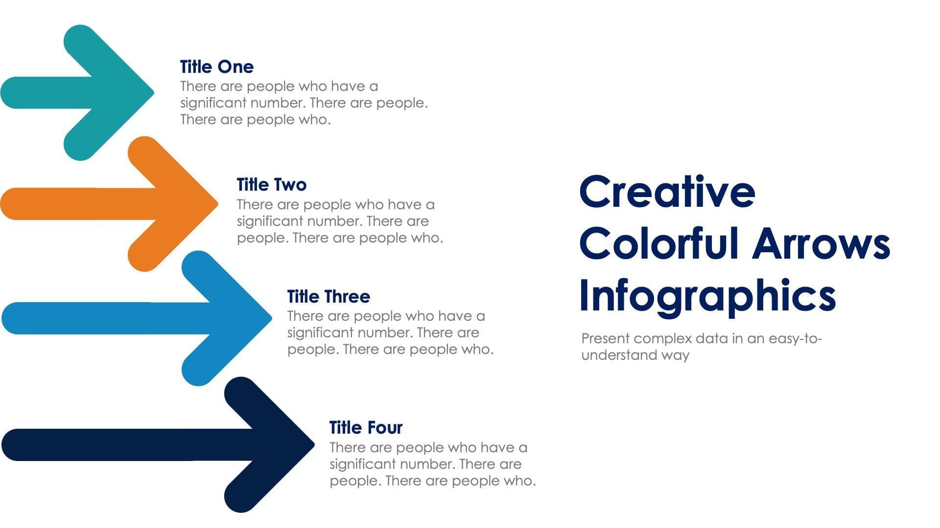 Creative Colorful Arrows Slide Infographic Template S02202405 ...
