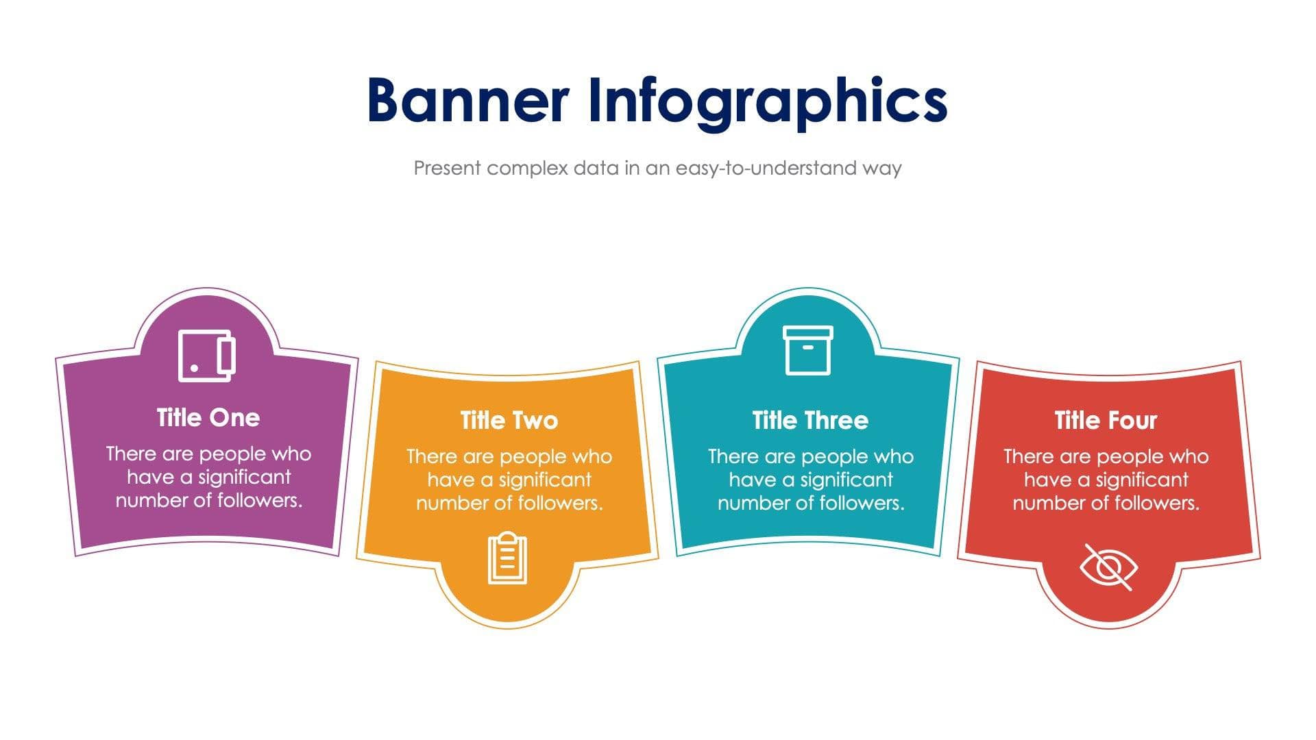 Banner Slide Infographic Template S12192305 | Infografolio