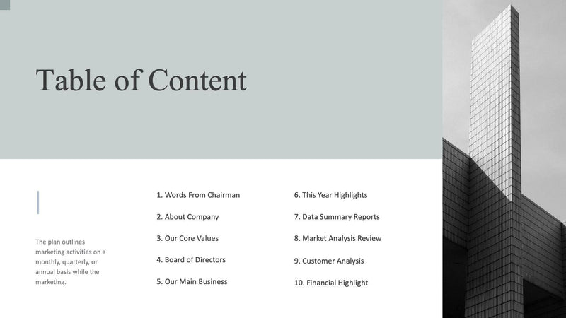 Table-Of-Content-Slides – Infografolio