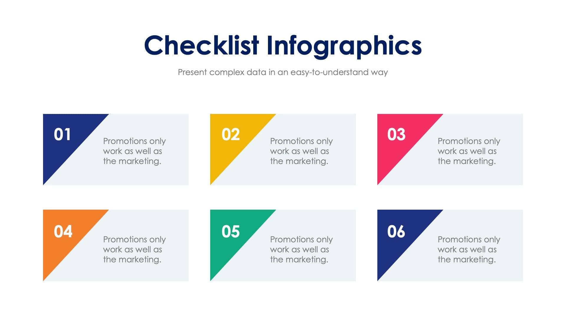 Card Checklist Slide Infographic Template S12192304 | Infografolio