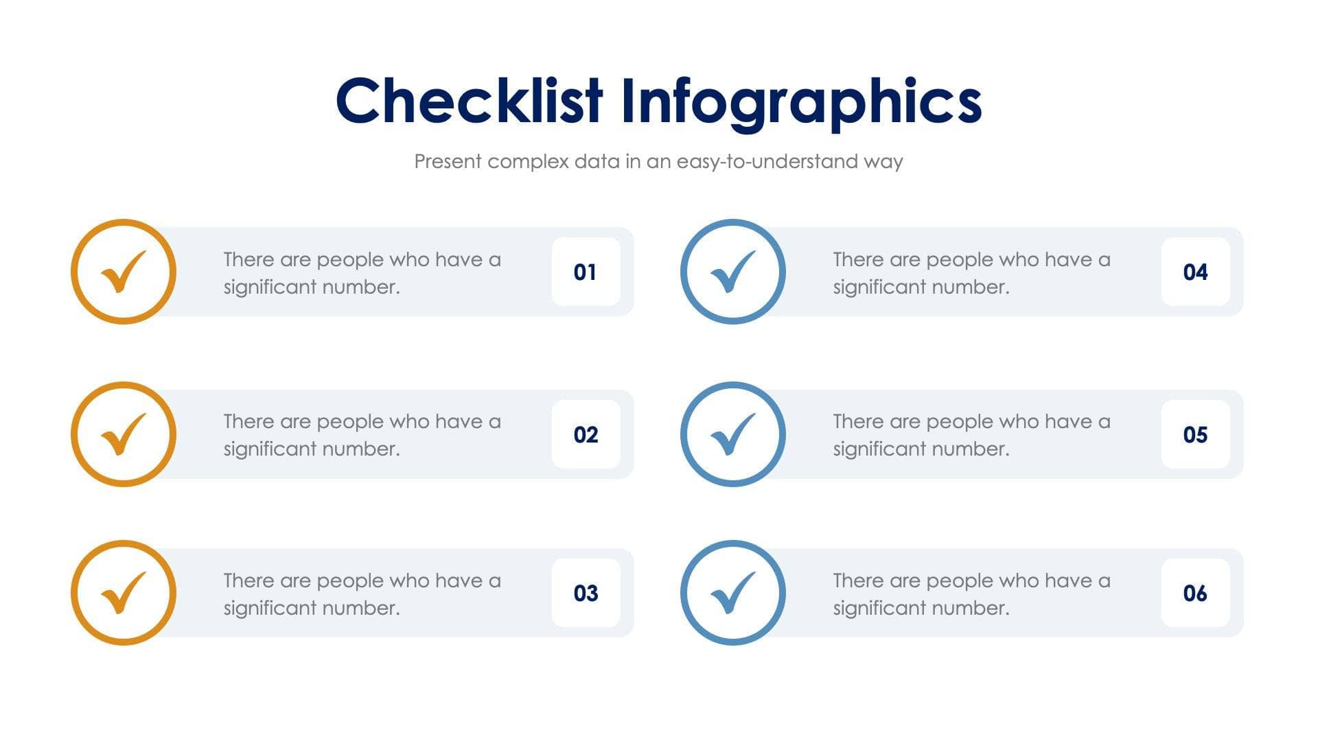 Checklist Slide Infographic Template S01092405 | Infografolio
