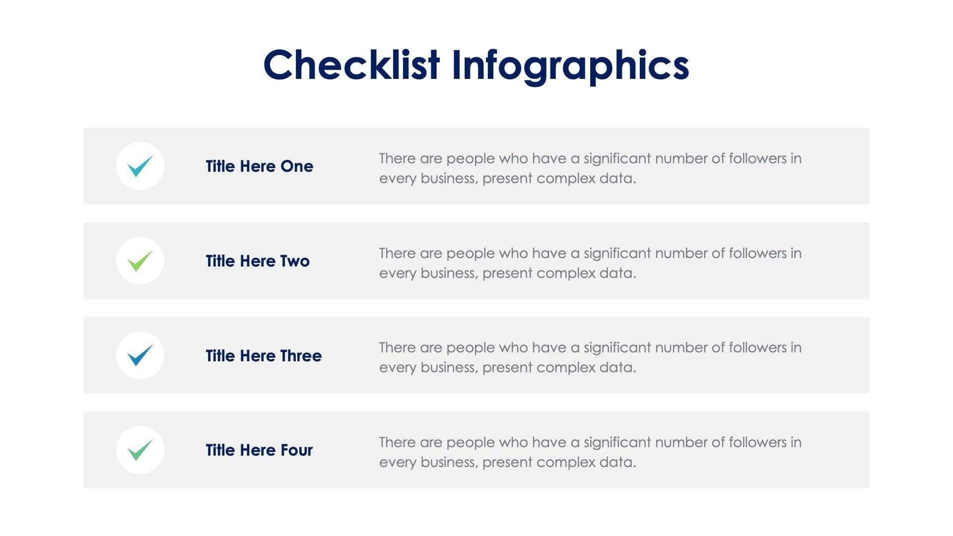 Checklist Slide Infographic Template S01102302 | Infografolio