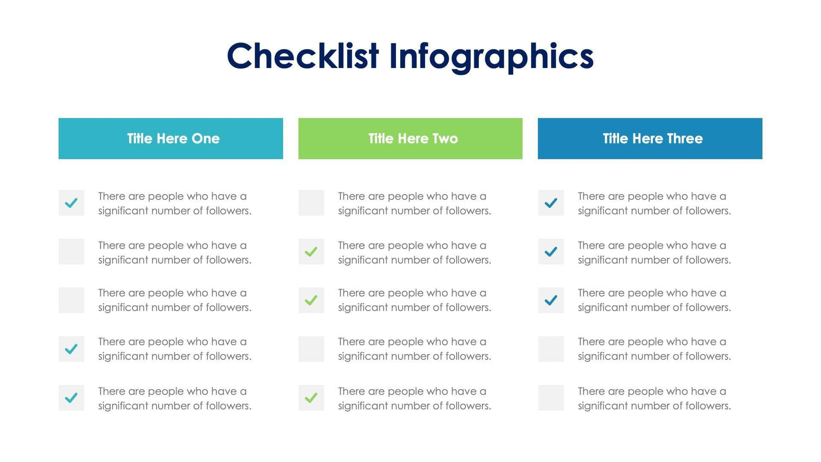 Checklist Slide Infographic Template S01102304 – Infografolio