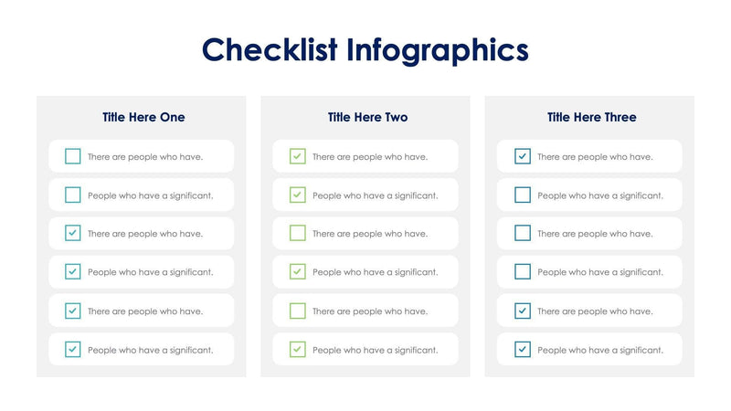 Checklist-Slides – Infografolio