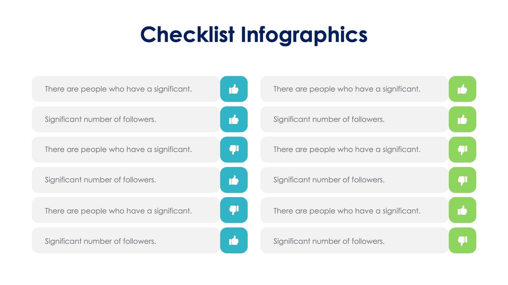 Checklist Slide Infographic Template S01102306 – Infografolio
