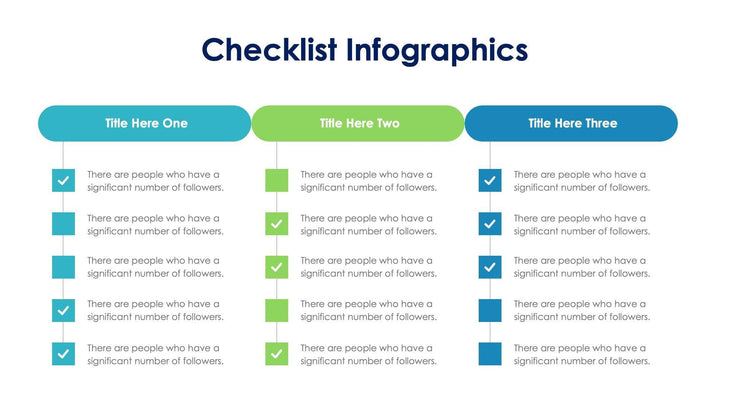 Checklist Slide Infographic Template S01102307 – Infografolio