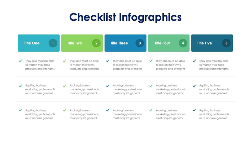 Checklist-Slides – Infografolio