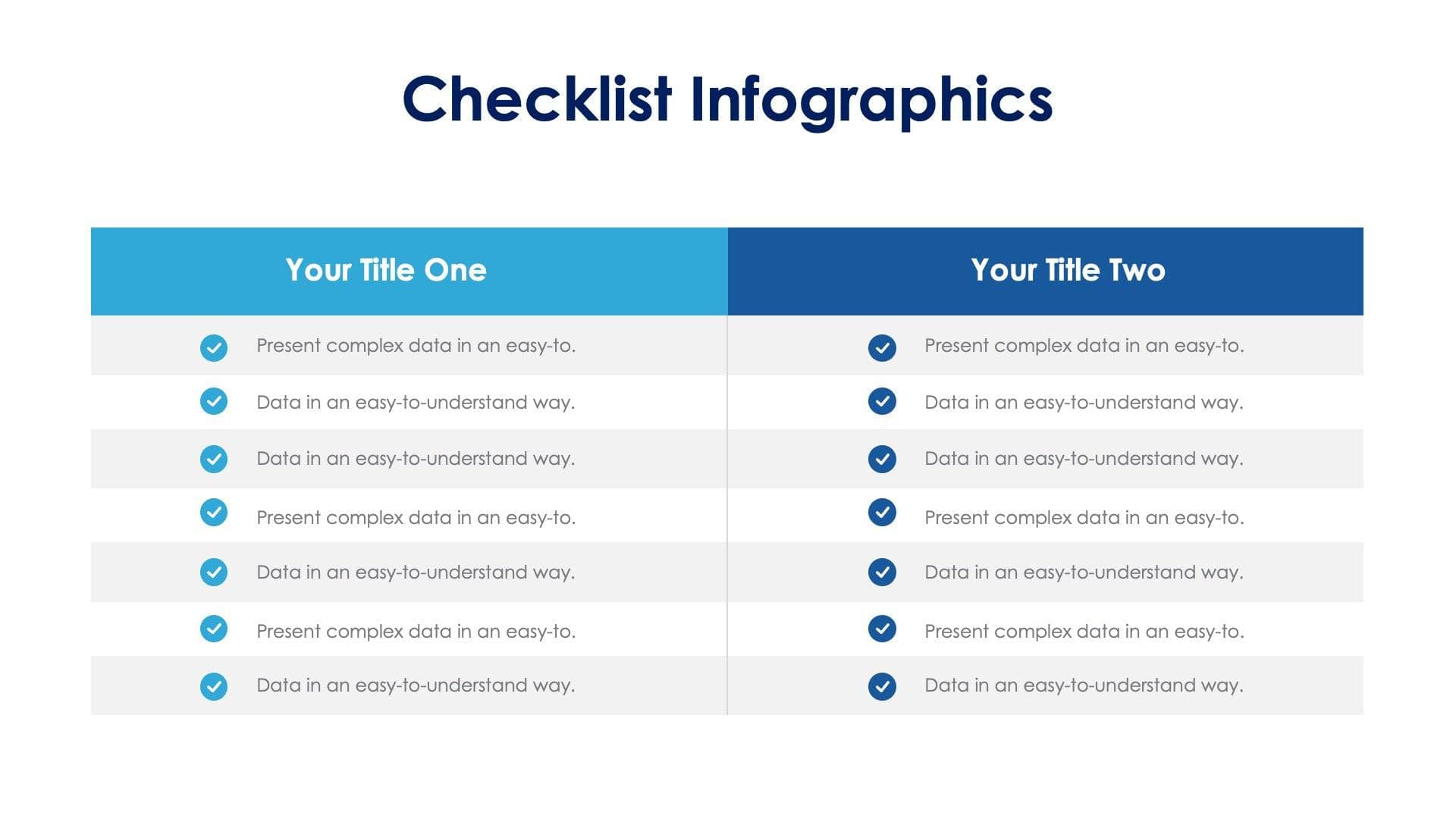 Checklist Slide Infographic Template S01102318 | Infografolio