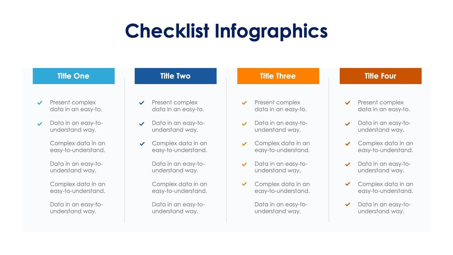 Checklist Slide Infographic Template S01102320 – Infografolio
