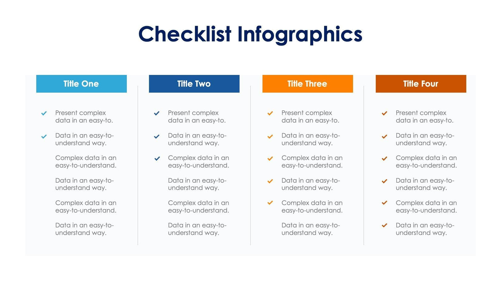 Checklist Slide Infographic Template S01102320 – Infografolio
