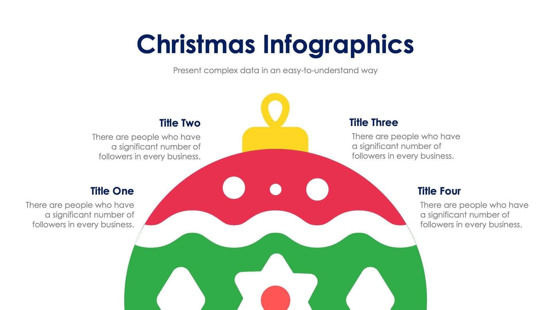 Christmas Slide Infographic Template S12192301 | Infografolio