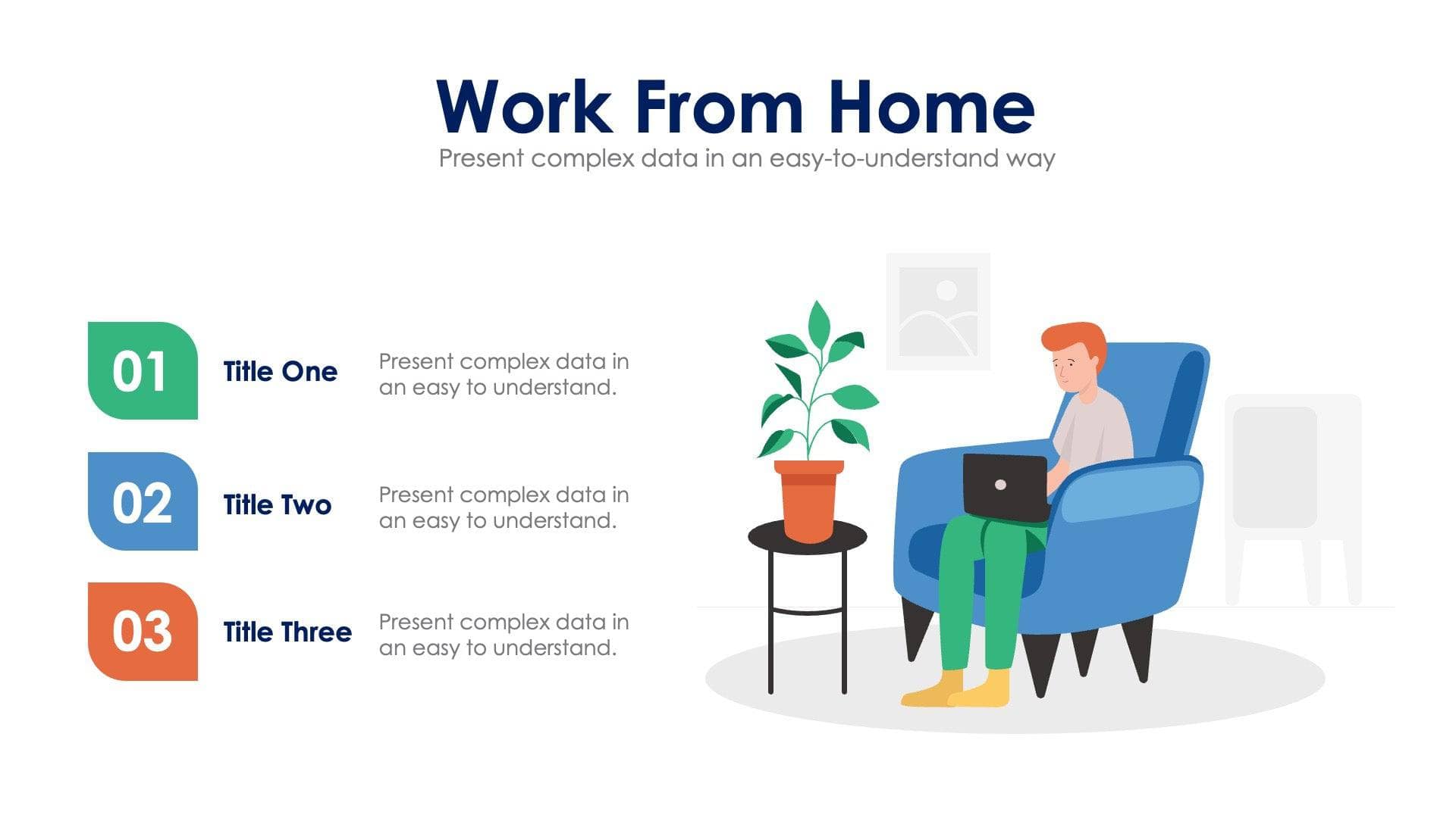 Work From Home Slide Infographic Template S01262301 | Infografolio