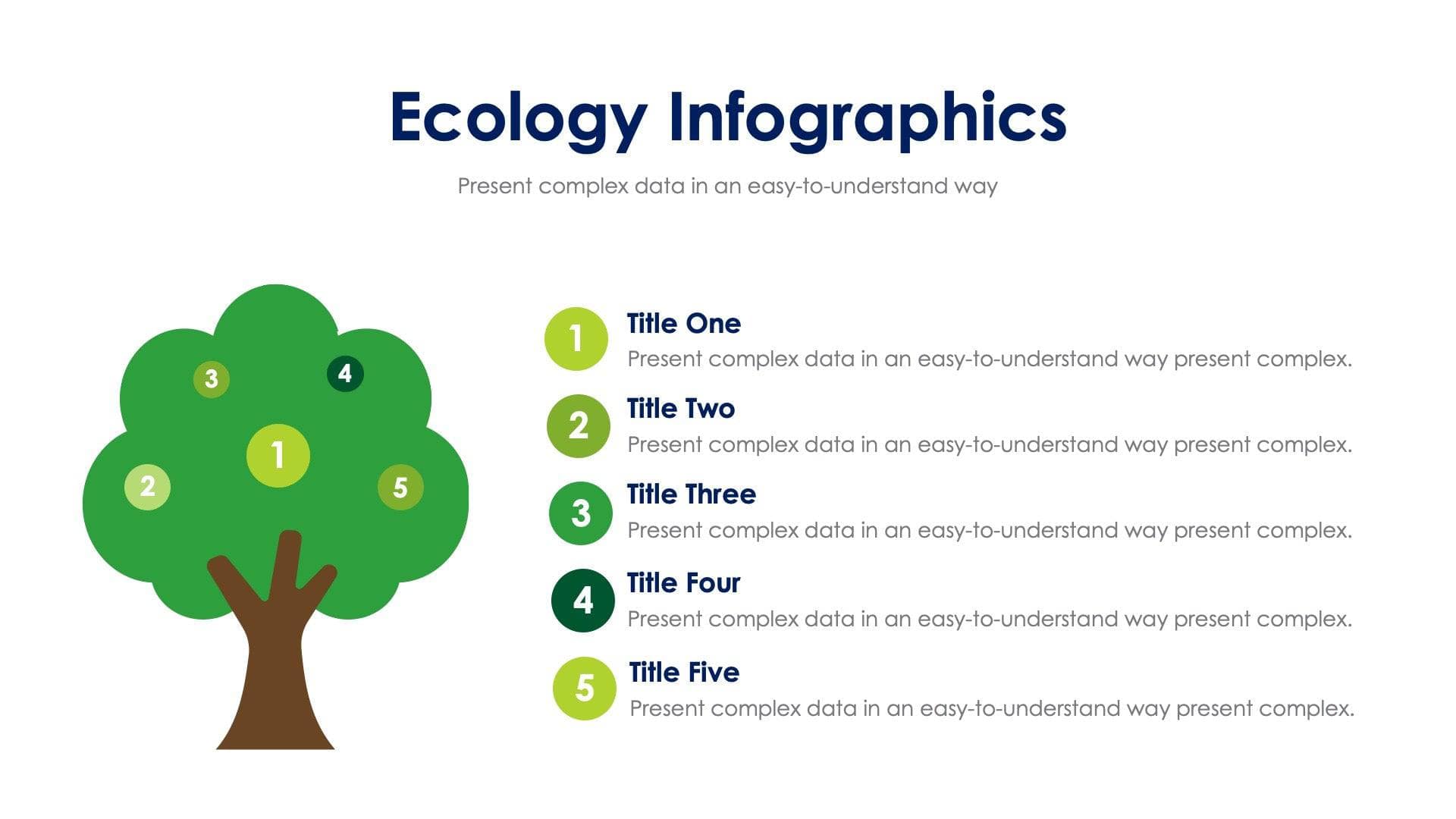 Ecology Slide Infographic Template S12192304 | Infografolio