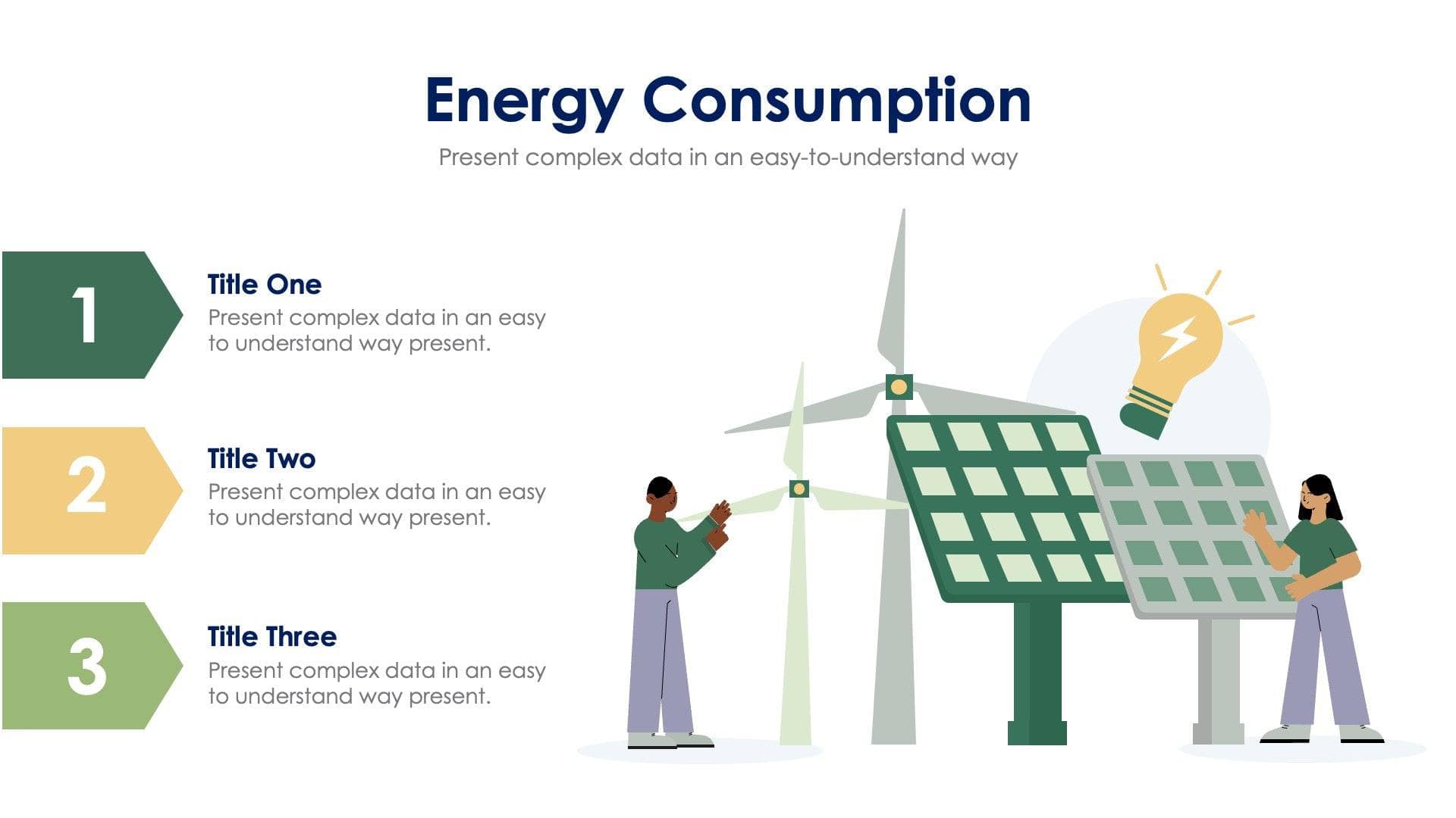 Energy Consumption Slide Infographic Template S02032314 | Infografolio
