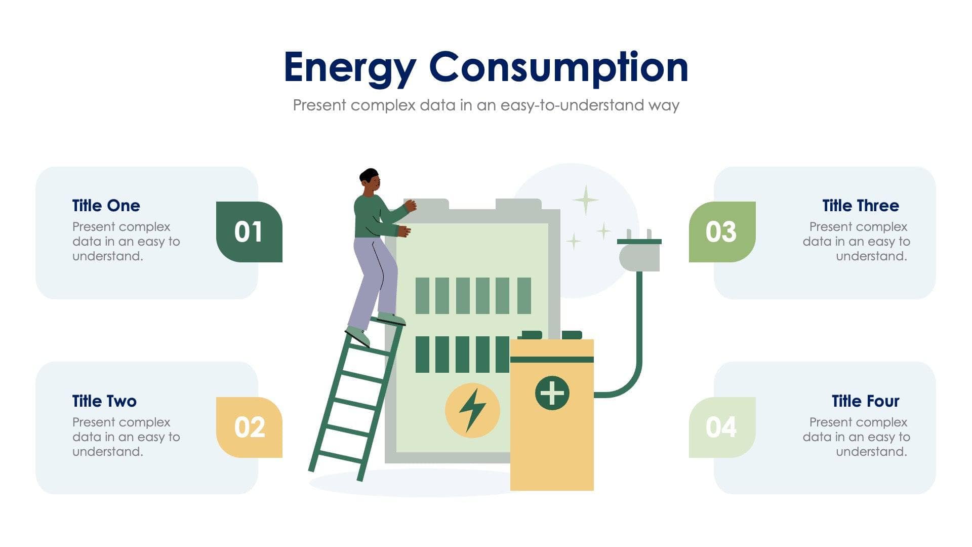 Energy Consumption Slide Infographic Template S02032315 | Infografolio