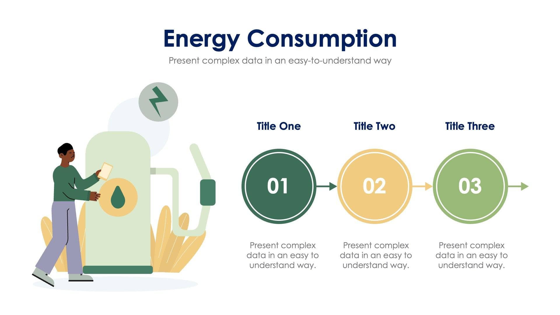 Energy Consumption Slide Infographic Template S02032319 | Infografolio