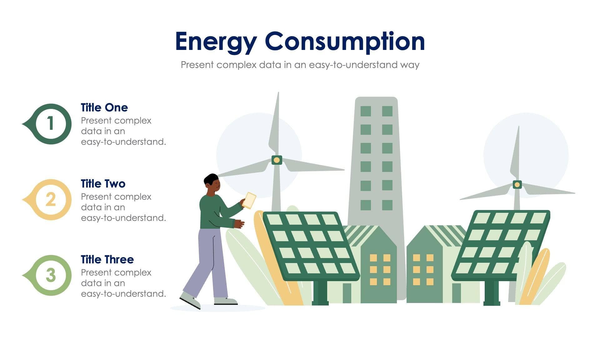 Energy Consumption Slide Infographic Template S02032320 | Infografolio