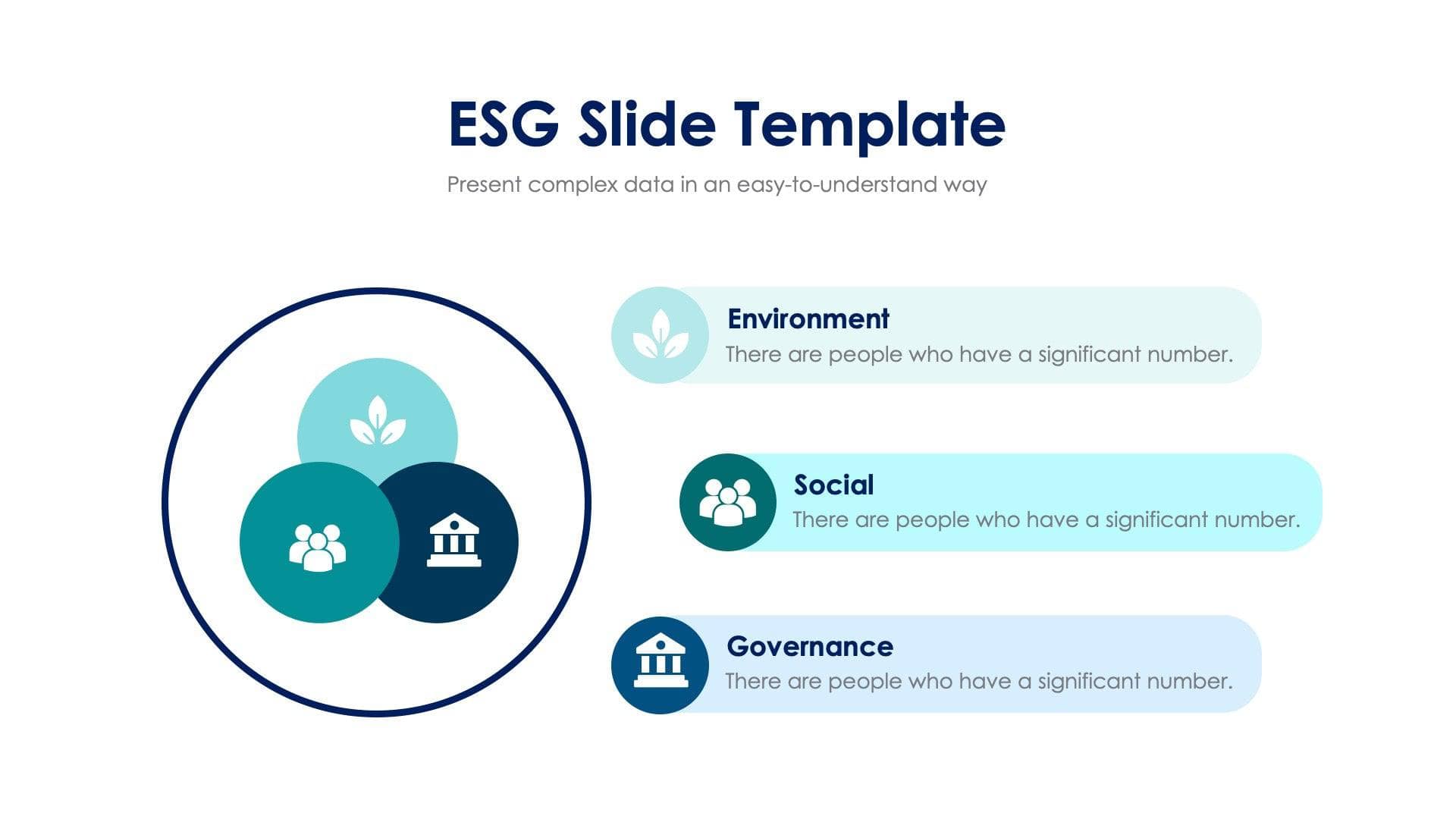 ESG Slide Infographic Template S09042303 | Infografolio