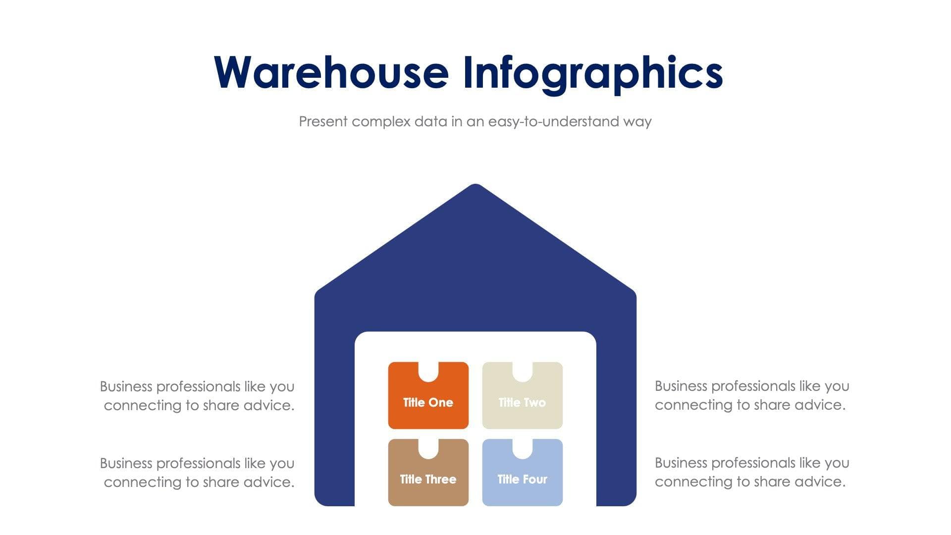 Warehouse Slide Infographic Template S01042401 | Infografolio