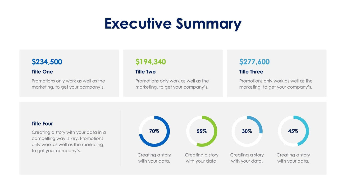Executive Summary Slide Infographic Template S01102311 – Infografolio
