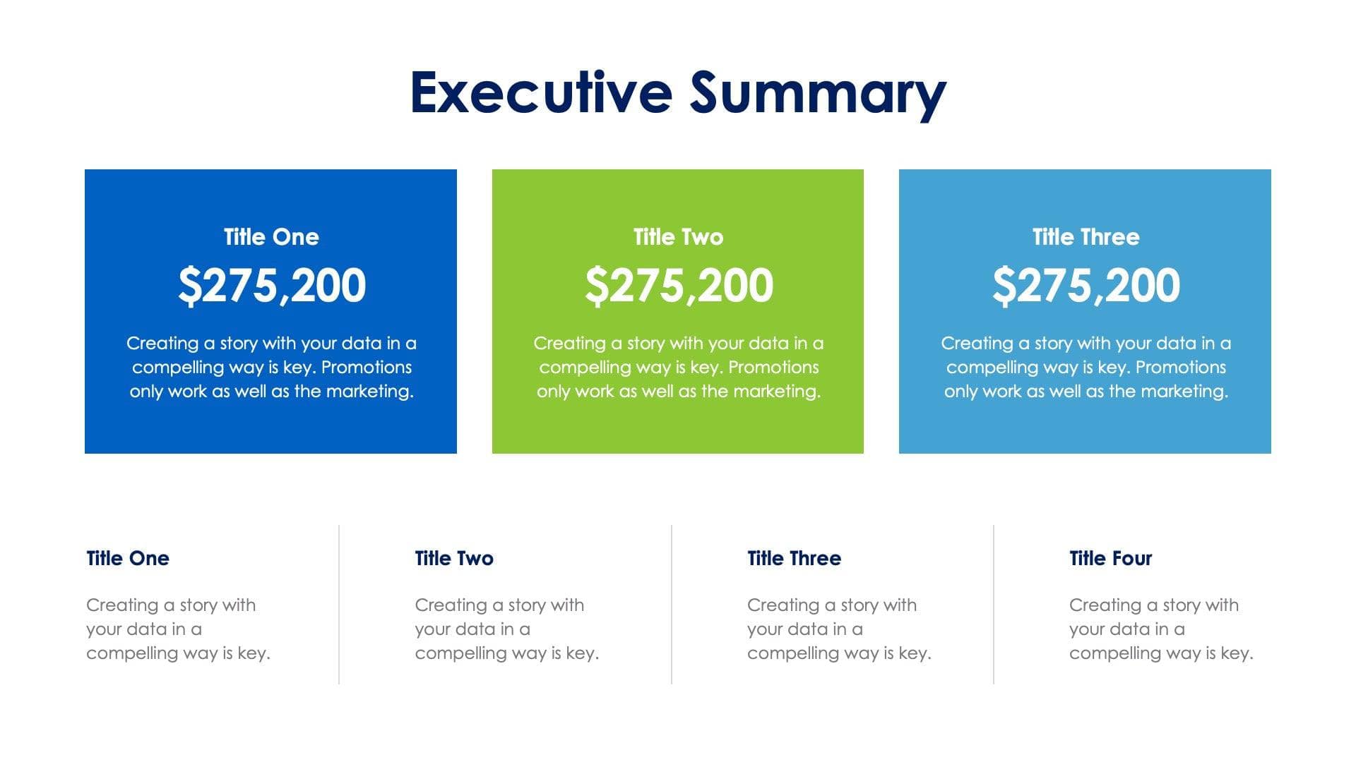 Executive Summary Slide Infographic Template S01102314 – Infografolio